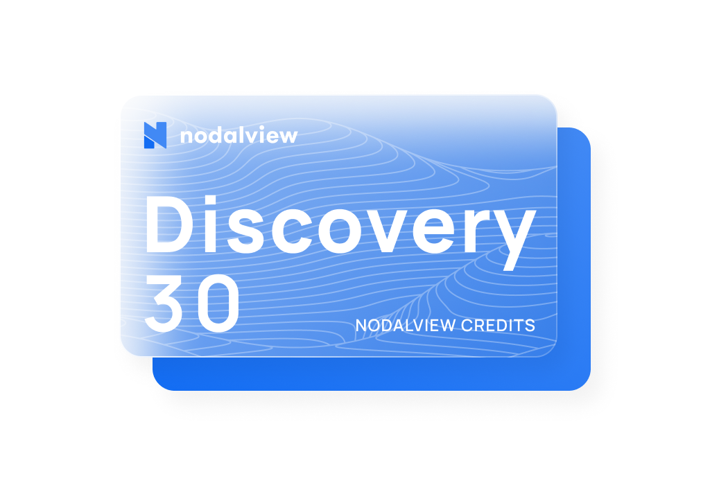 30 Discovery credits – Nodalview